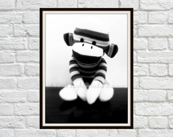 Sock monkey wall | Etsy