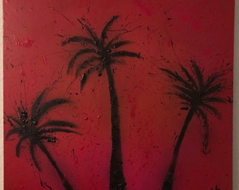 Splatter painting | Etsy