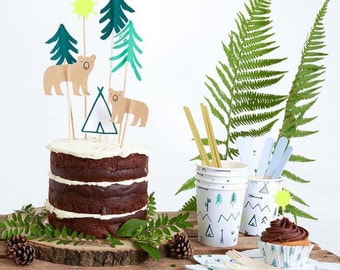 Teepee cake topper | Etsy