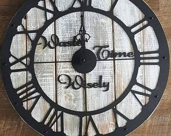 Farmhouse clock | Etsy