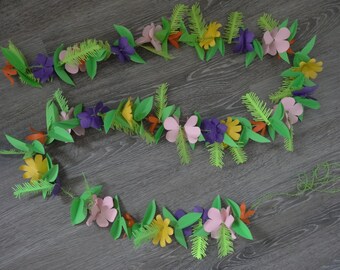 Paper flower garland | Etsy
