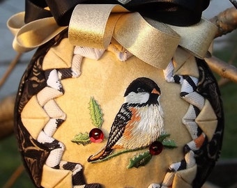 Chickadee ornament | Etsy