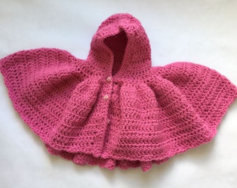 Crochet baby cape | Etsy