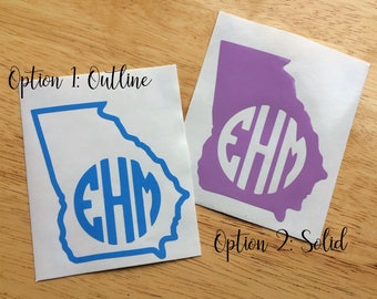 Georgia vinyl decal | Etsy