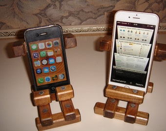 Wood iphone holder | Etsy