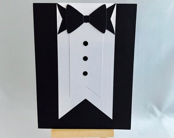 Tuxedo invitation | Etsy