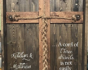 Wood unity cross | Etsy