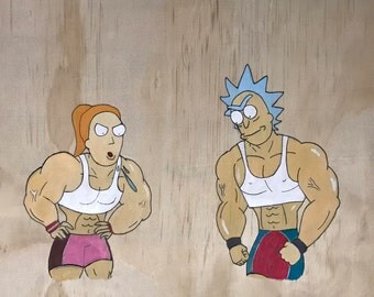 Rick and morty | Etsy