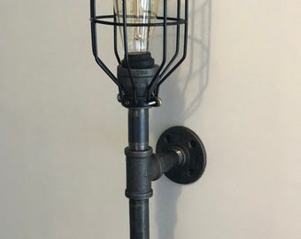 Steel pipe light | Etsy
