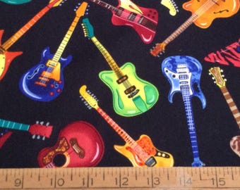 Guitar fabric | Etsy