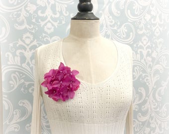 Hydrangea hair clip | Etsy