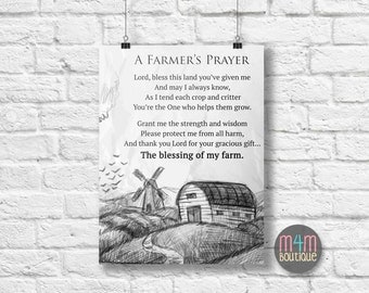 Farmers prayer | Etsy