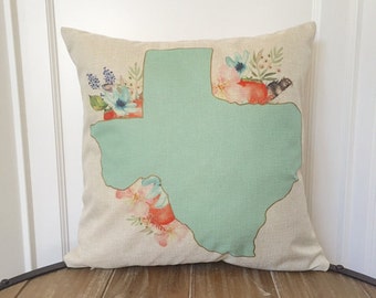 Texas pillow | Etsy