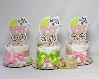 Mini diaper cakes | Etsy