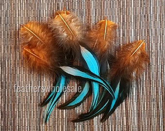 Long Feather Hair Extensions Craft Rooster by featherswholesale