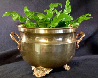 Brass flower pot | Etsy