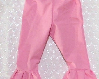 Pink ruffle pants | Etsy