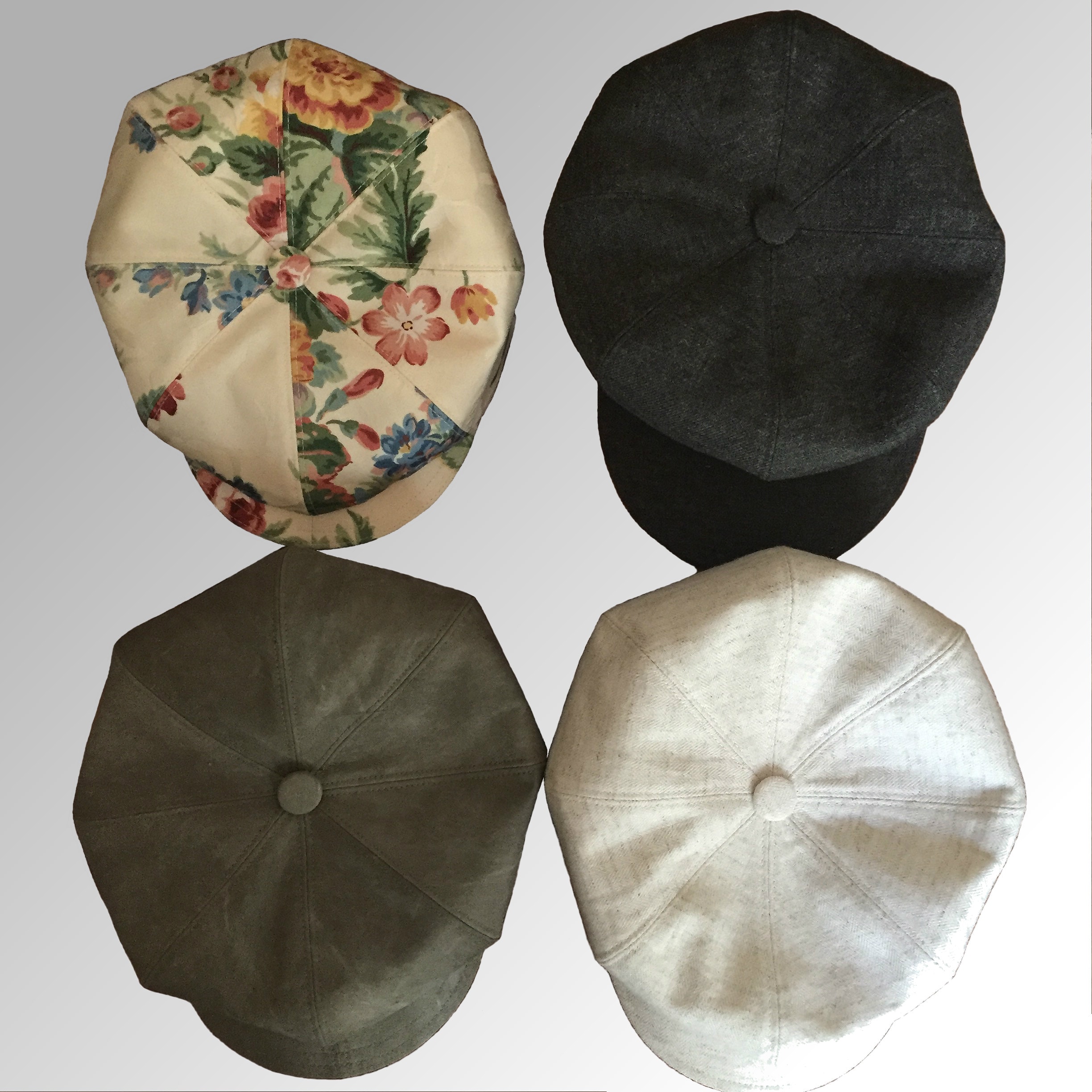 Custom made fabric hats and bespoke headwear by Irina by IDHatShop