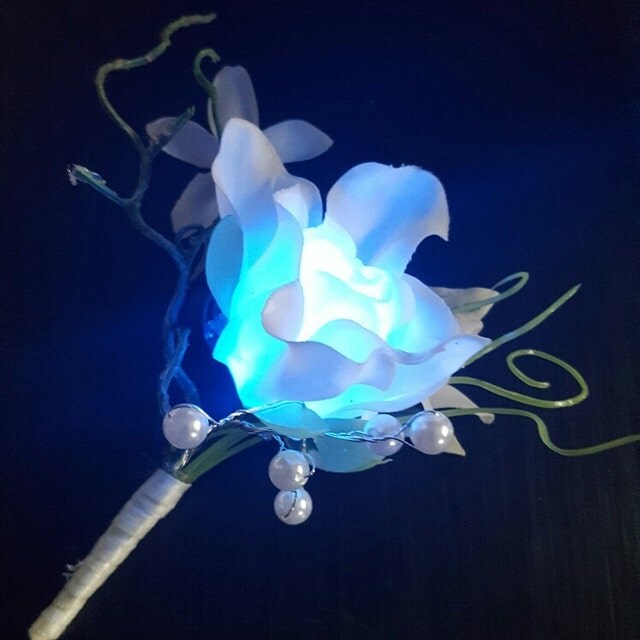 ZuZu Flowers the Light-up LED Hair Clip by LEDlutions on Etsy