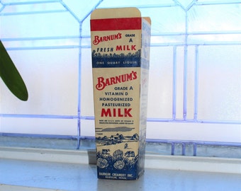 Vintage milk carton | Etsy