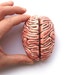 Ceramic Brain Sculpture Desk accessory Anatomy by 99heads on Etsy