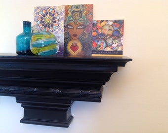 Crown molding mantel | Etsy