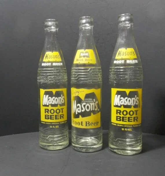 Soda Bottles Masons Root Beer Bottles Soda Pop Bottles