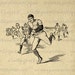 Digital Old Fashioned Football Players by VintageRetroAntique