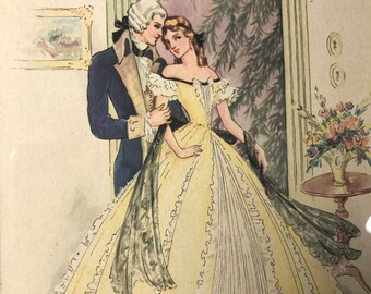 Colonial couple | Etsy