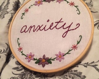 Anxiety art | Etsy
