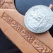 013-13 MEANDER rounded Leather stamp homemade Custom Saddlery