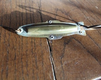 Brass fish scale | Etsy