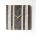 Unique Wool Desk Clock / Small Wall Clock Beige by NaturalClocks