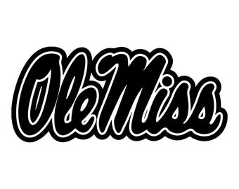 Ole miss decal | Etsy