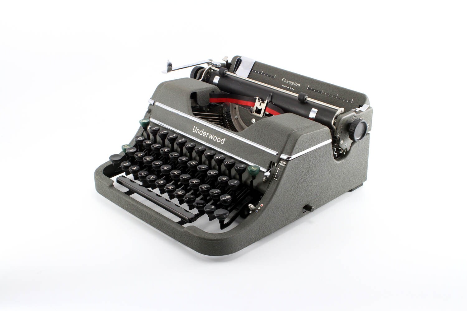 Underwood Champion Manual Portable Typewriter Reconditioned