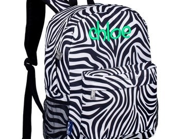 Zebra backpack | Etsy