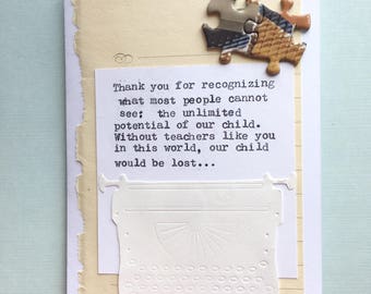 Autism teacher gift | Etsy