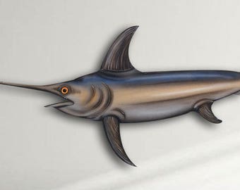 Swordfish wall art | Etsy