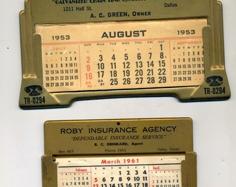 1963 calendar | Etsy