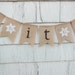 Let It Snow Banner Winter Decor Winter Banner Let It Snow