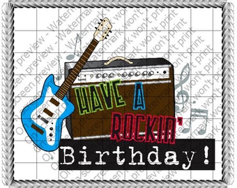 Rockin birthday | Etsy