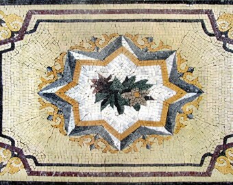 Items similar to Vintage Linoleum Rug 6x9 1920s on Etsy