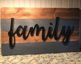 Shiplap wall decor | Etsy