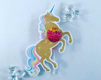 Unicorn party boxes bags favours children's party handmade