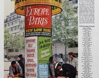 Vintage french ads | Etsy