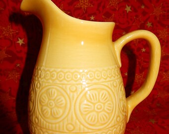 Small yellow pitcher | Etsy