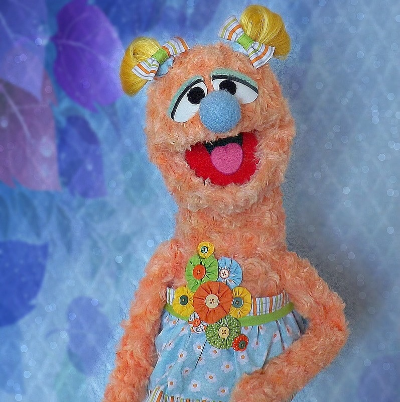 Puppet Professional Puppet Girl Molly Monster Handmade