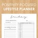 Daily Positivity Reflection Printable Instant Download with