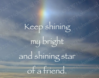 Keep on shining | Etsy