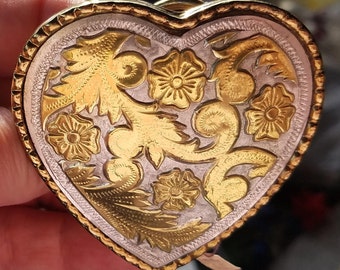 Heart belt buckle | Etsy